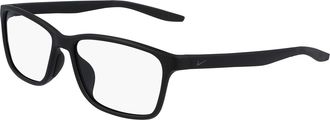 Nike Nike 7118 Prescription Eyewear Frames, Matte Black, 55