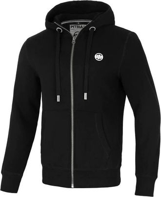 Pitbull Herren Kapuzenpullover mit Rei&szlig;verschluss Sweatshirts Kapuzenpulli Small Logo Hoodie Zip Basic Zipper Baumwolle 3XL