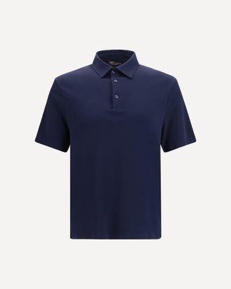 Loro Piana Tremezzo cotton Polo Male L