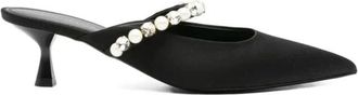 Stella McCartney Femme, Chaussures, Noir, Taille: 38 EU Elsa Mule