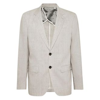Billionaire Boys Club Homme, Vestes, Gris, Taille: XL Linen Blazer LS