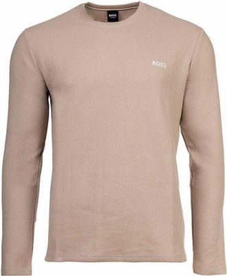 BOSS T-Shirt Herren Longsleeve 1er Pack Baumwolle (Packung, 1er Pack)