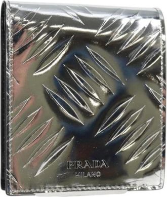 Prada Pre-owned Cuir petite-maroquinerie - Femme - Pre-owned - Gris - Taille: ONE Size