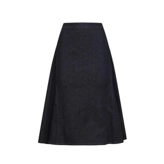 Jacquemus Femme, Jupes, Bleu, Taille: W26 Lavoir de-N&icirc;mes Denim Skirt
