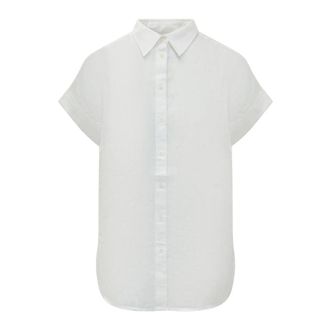 Ralph Lauren Broono SS Leinenhemd - - Blouses & Shirts - Damen - Wei&szlig; - XL