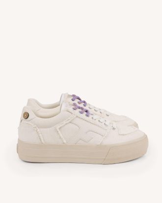 Faguo Baskets en toile blanches