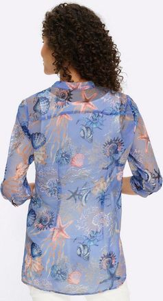 Heine Klassische Bluse Druck-Tunika 3/4-Arm