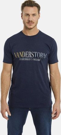 Jan Vanderstorm T-Shirt BERGTHOR mit großem Schriftzug-Aufdruck