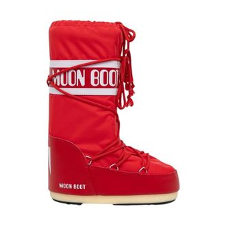 Moon Boot Icon Nylon Boots - - Shoes - Damen - Rot - 42 EU