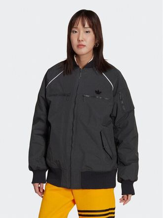 adidas Bomberjacke HK5233 Grau Oversize