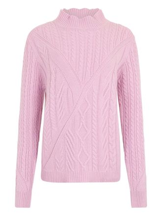 Malo cable-knit sweater - Rosa