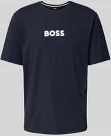 HUGO BOSS Pyjama-Oberteil mit Label-Print Modell Easy