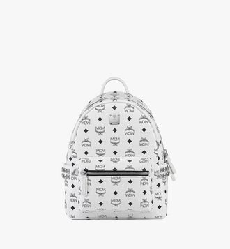 MCM Stark Rucksack in Visetos mit seitlichen Nieten