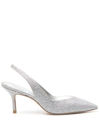 Stuart Weitzman escarpins Eva 75 mm - Argent