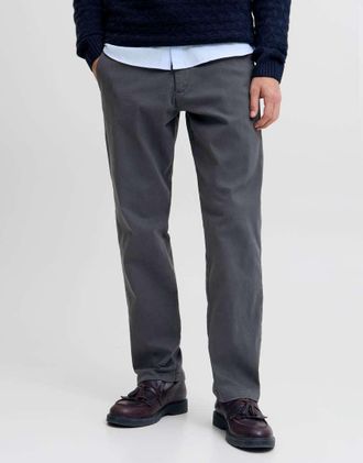 Jack & Jones Chinohose in Waldgrau