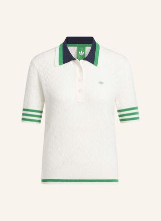 adidas Originals Knit Poloshirt weiss