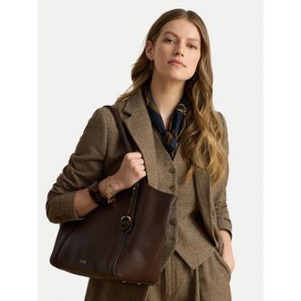 Lauren Ralph Lauren Handtasche LAUREN RALPH LAUREN 431P18709005 Dunkelbraun