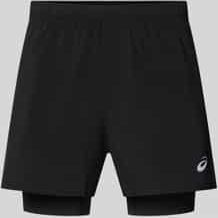 Asics Shorts im 2-in-1-Look mit Logo
