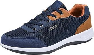 Generic Chaussures de Sport Homme Baskets De Marche &agrave; Lacets en Mesh Respirant Chaussures de Course L&eacute;g&egrave;res Tendances Fitness Jogging Sneakers D&eacute;contract&eacute;e 42