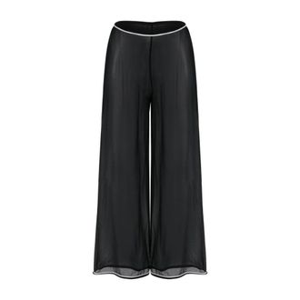 Bode Sheer Juana Trouser - - Trousers - Damen - Schwarzk - S