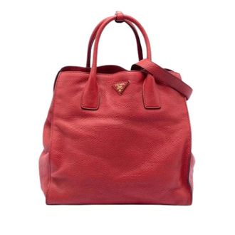 Prada Pre-owned Vintage Satchel - Femme - Pre-owned - Rouge - Taille: ONE Size