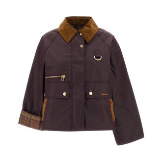Barbour Cottingham Wachsjacke - - Jackets - Damen - Lila - M