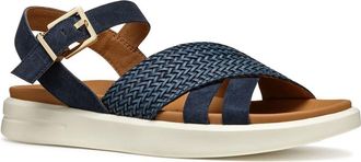 Geox Damen D XAND 2S B Sandal, Navy, 41 EU