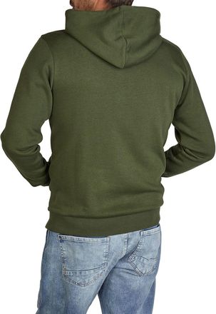 Jack & Jones Hoodie Herren Regular Fit JJEADRIAN Kapuzenpullover Pullover Sweater Print Grün 3XL, Größe:3XL, Farbe:Kombu Green
