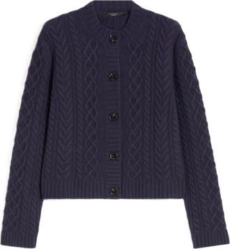 Max Mara Femme, Pulls, Bleu, Taille: 40 FR Dress Cardigan