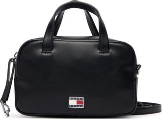 Tommy Jeans Handtasche Tommy Jeans Tjw City Trunk Crossover AW0AW18084 Schwarz