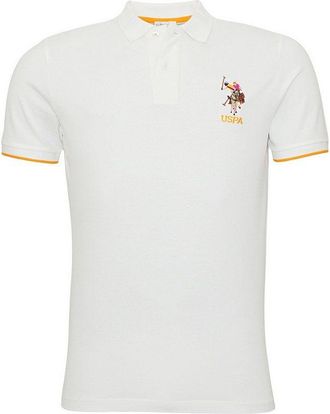 U.S.Polo Association Poloshirt Poloshirt Kurzarmshirt bunter Poloreiter (1-tlg., 1)