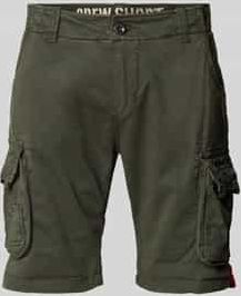 Alpha Industries Regular Fit Cargoshorts mit Label-Stitching Modell CREW SHORT