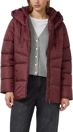 s.Oliver Steppjacke mit Stehkragen und Kapuze Veste Tampon à Capuche, Bordeaux (3902), 38 Femmes