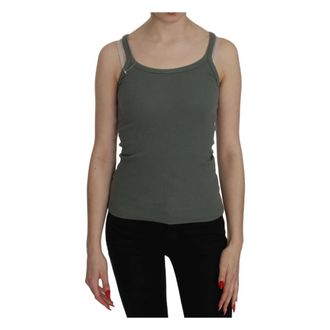 Pink Memories Spaghetti-Tr&auml;ger Top - - Tops - Damen - Gr&uuml;n - S