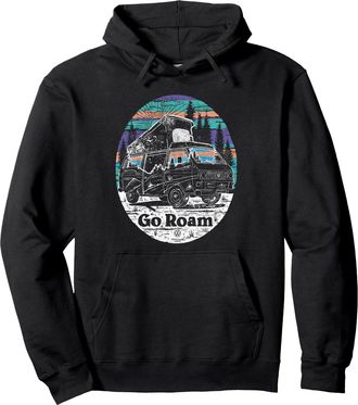Volkswagen VW Wohnmobil Go Roam Campen auf dem Land Pullover Hoodie
