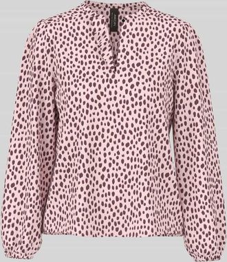 Marc Cain Loose Fit Bluse aus Polyester mit Punkte-Print
