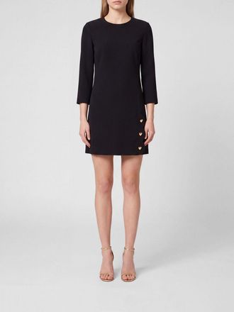 Twinset Mini-robe fourreau en cr&ecirc;pe &agrave; manches longues