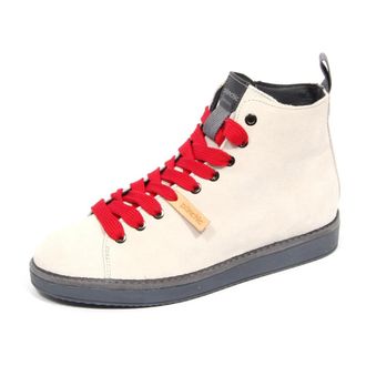 Panchic Wei&szlig;e Wildleder Mid Cut Schuhe - - Shoes - Damen - Wei&szlig; - 40 EU