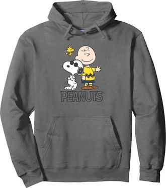 Peanuts Erdn&uuml;sse - Charlie, Snoopy, Woodstock Pullover Hoodie