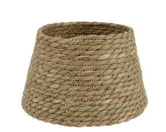 Kaemingk Weihnachtsbaumrock aus Gras 25x15cm - f&uuml;r B&auml;ume bis 60cm - Abdeckung Weihnachtsbaumst&auml;nder - Christbaumst&auml;nder H&uuml;lle - Tannenbaum Korb - Weihnachtsbau