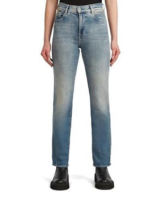 G-Star G-Star Femme Jean Viktoria High Straight, Bleu (antique faded steel blue D23959-D938-H080), 28W / 34L