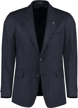 Tagliatore Homme, Vestes, Bleu, Taille: 2XL Blazer en m&eacute;lange de laine