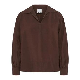 Ichi Ihtamary Hemd - - Blouses & Shirts - Damen - Braun - M