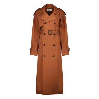 Saint Laurent Damen, M&auml;ntel, Braun, LGr&ouml;&szlig;e