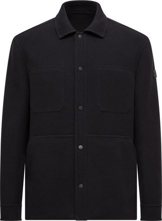 Moncler Veste-chemise réversible en laine Tagnit