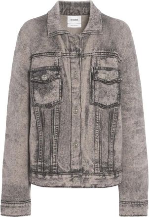 Barrie Femme, Vestes, Gris, Taille: 40 FR Veste Regular Imprim&eacute;e en Denim