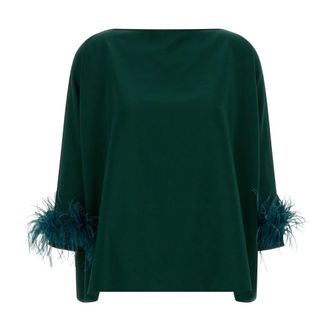 Gianluca Capannolo Femme, Blouses et Chemises, Vert, Taille: 38 FR Laura Blouse