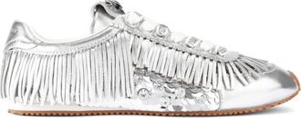 Kurt Geiger Femme, Chaussures, Gris, Taille: 39 EU Islington Fringe Baskets