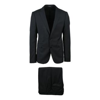 Emporio Armani Giacca Sfiancata Anzug - - Suits - Herren - Schwarzk - M