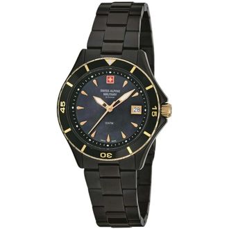 Swiss Alpine Military Diver Watch - - Accessories - Damen - Schwarzk - ONE SIZE